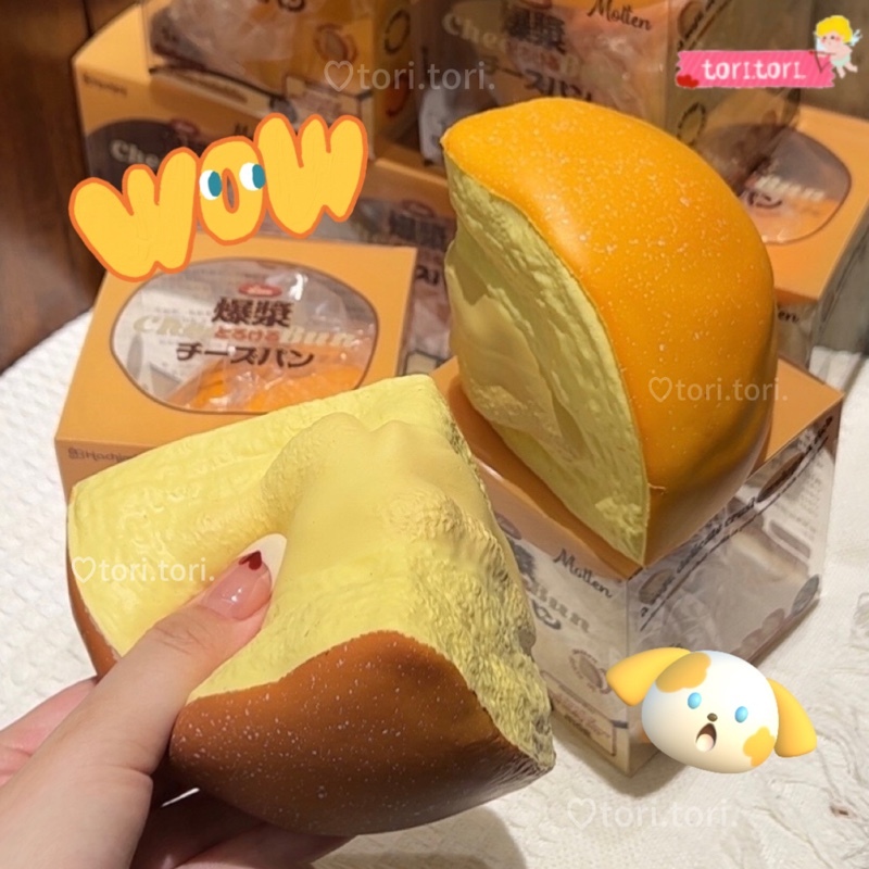 ️toritori squishy hachimi Cheese bun Sticky hand Slow Rebond ...
