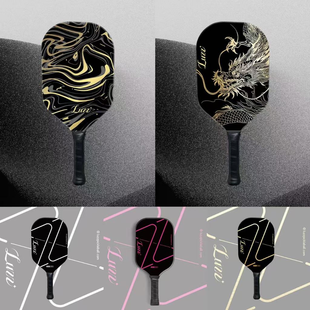 Luzz Pickleball Paddle T700 Carbon Friction SurfaceThermoformed (16mm ...