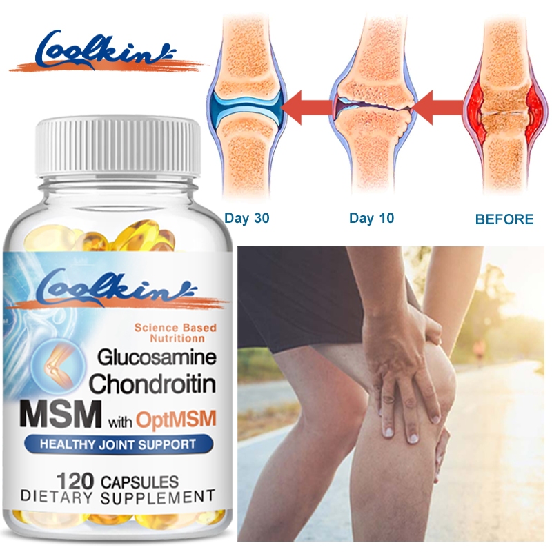 Coolkin Glucosamine Chondroitin，with OptMSM，120'S For Osteoarthritis ...