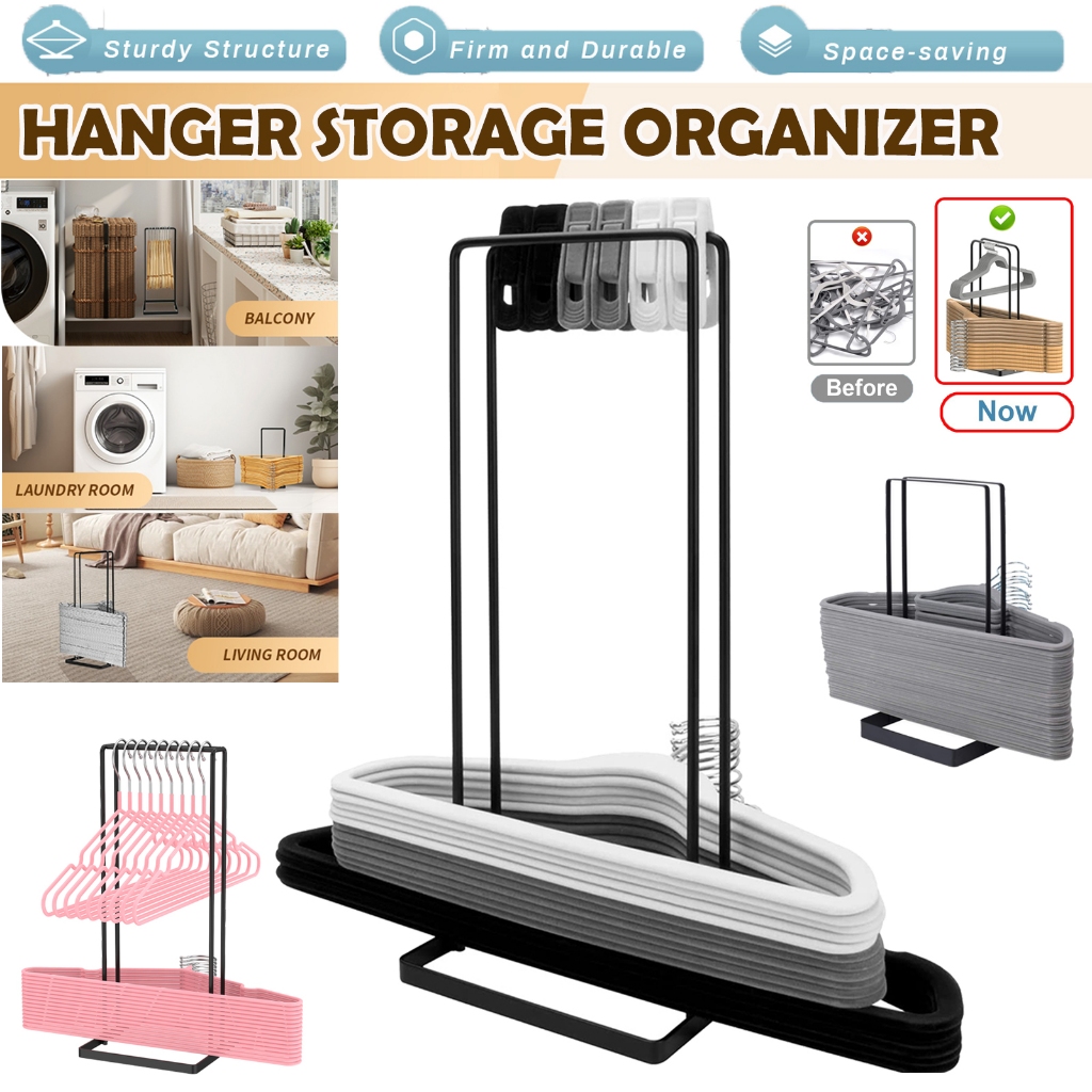 Multifunction Hanger Organizer Detachable Clothes Hanger Stacker Rack ...