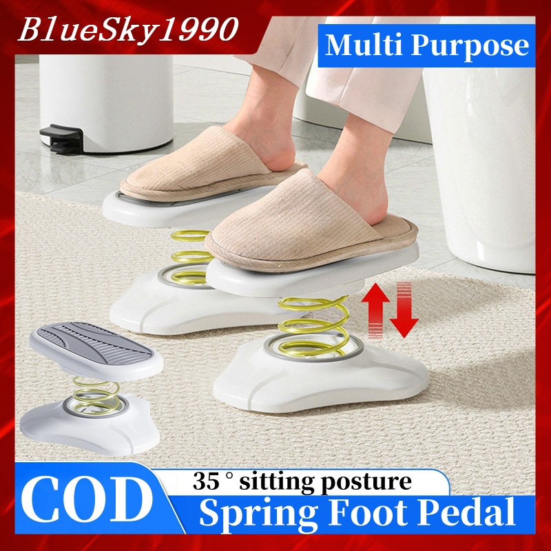 【READY STOCK】Office Footrest Ergonomic Toilet Stool Spring Footstool ...