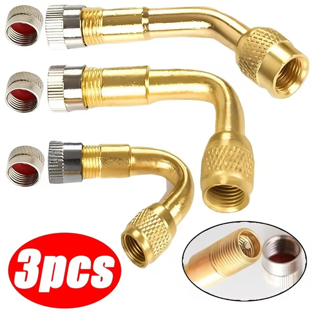Universal 45/90/135 Degree Car Tire Valve Extension Tube Auto ...