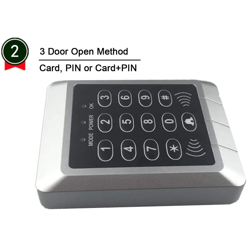 RFID Single Door Access Control System with Keypad Stand-Alone Keypad 4000 Users Wiegand 26-bit ...