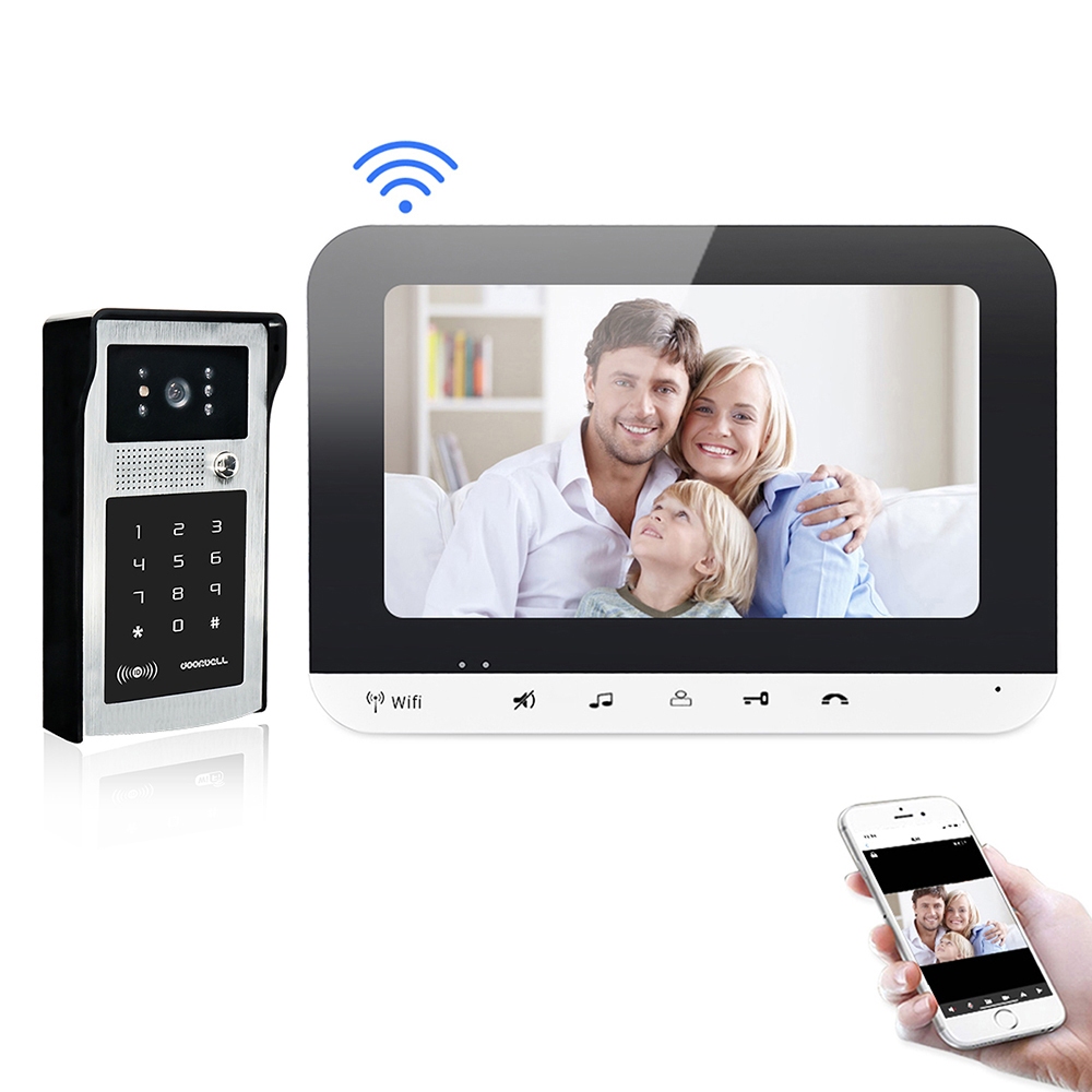 High Quality Video Door Phone Intercom Metal wifi Doorbell Camera RFID ...