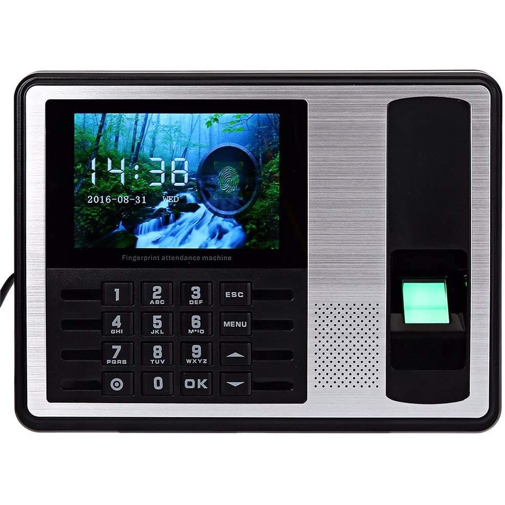 Biometric Fingerprint Multi-Language Password Attendance Machine ...