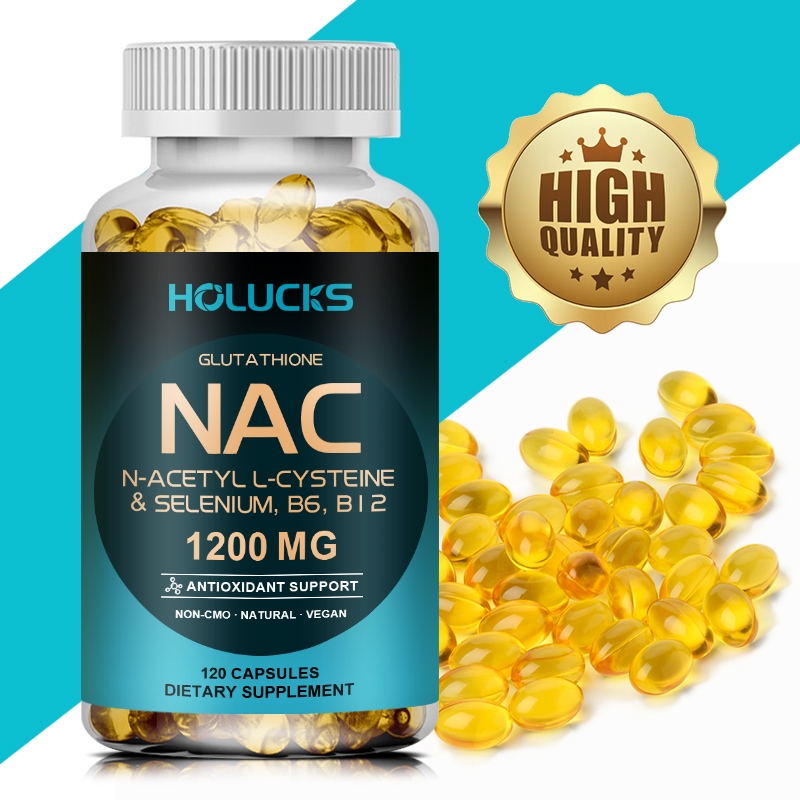 Holucks NAC Supplement | Selenium | B6 | B12 - Antioxidant, Immune ...