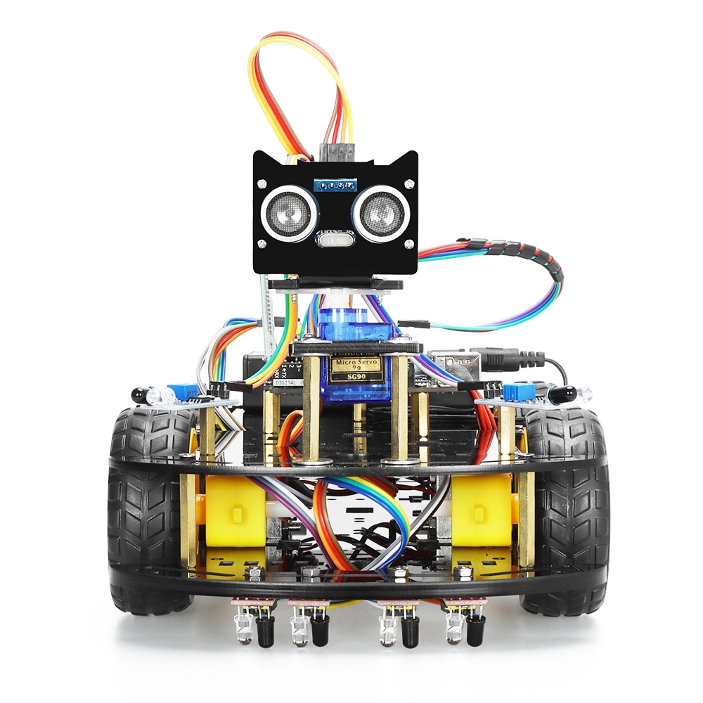 Robot Car Kit (without Battery) For Arduino Programming Complete ...