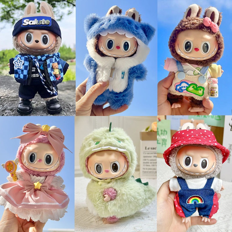 Labubu clothes MACARON Labubu clothes shirt pants hat for Labubu V2 ...