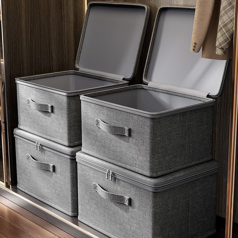 Large Capacity Cationic Foldable storage box 200 liter with lid clothes ...