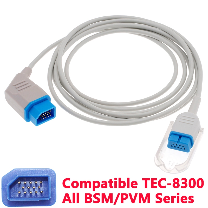 Compatible with Spo2 Sensor Extension Cable JL-900P of Nihon Kohden TEC ...