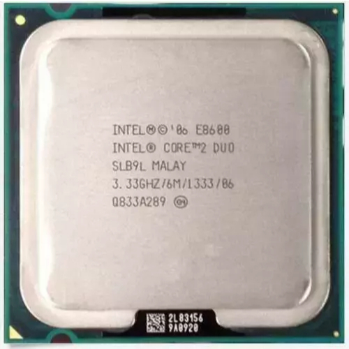 Intel Core 2 Duo E8600 3.33 GHz 6MB 1333MHz Dual-Core 775 Socket T PC ...