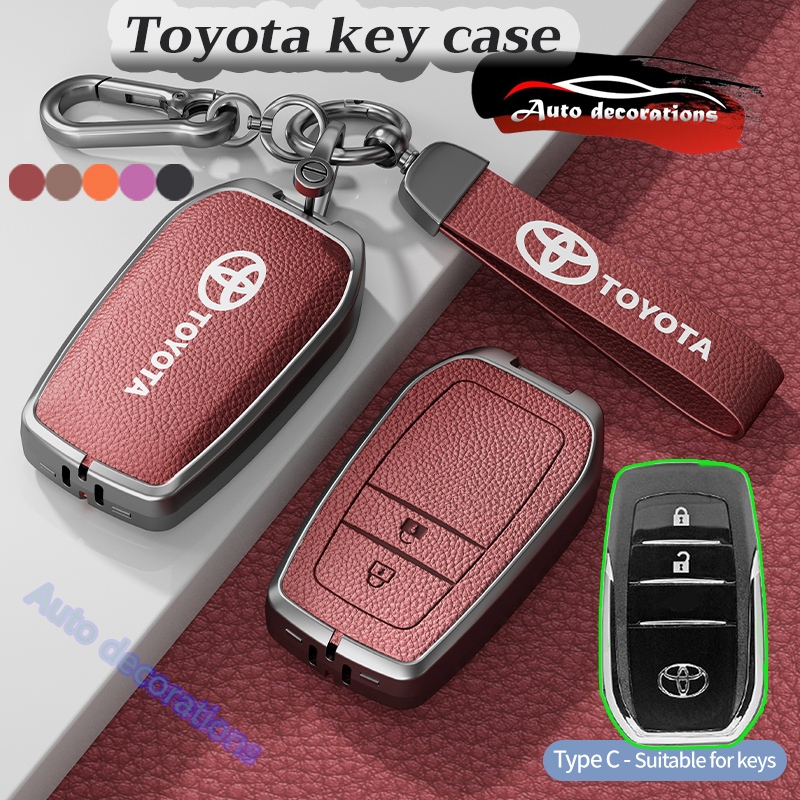 Toyota fortuner hilux revo innova car key case zinc alloy key shell ...
