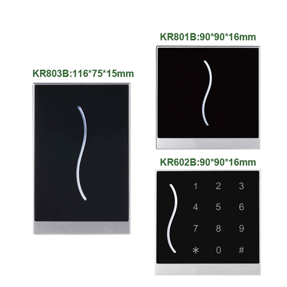 ZK KR801B KR802B KR803B IP65 Waterproof Wiegand26 34 Smart RFID Card ...