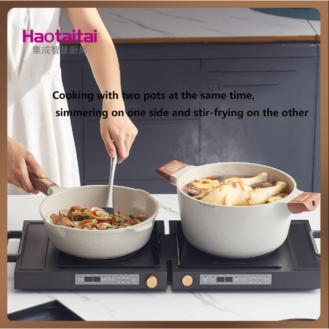 Haitaitai Dual-head induction cooker, multifunctional home electric ...