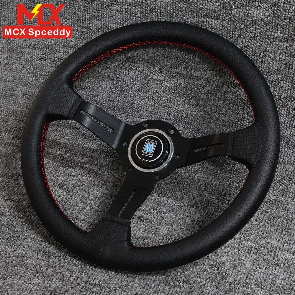 13inch 325mm Racing Steering Wheel Suede Leather/ Perforated Leather ...