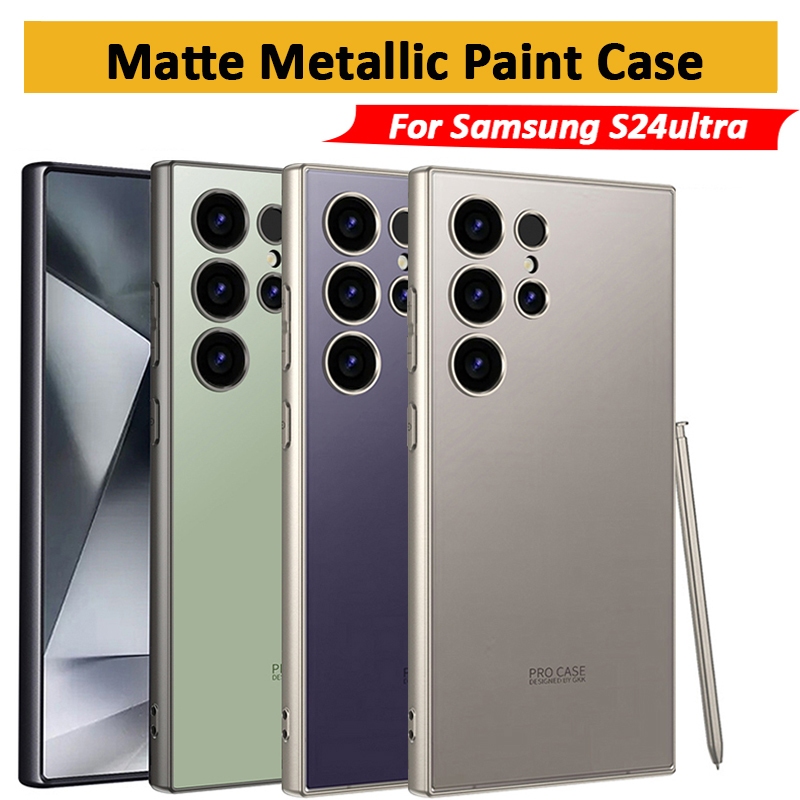 Matte Phone Case For Samsung Galaxy S25 Ultra/S24 Ultra Shockproof Case ...