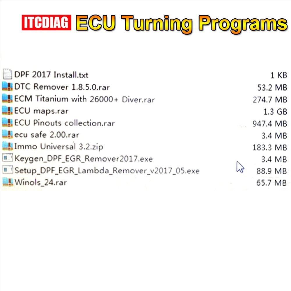 ECU Turning Programs DTC Remover 1.8.5.0/ECUsafe/WinOLS/ECM Titanium ...