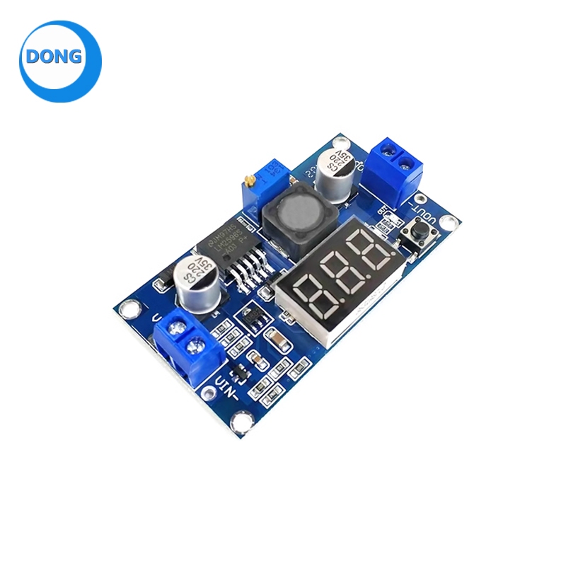 LM2596S DC-DC Buck Step Down Converter with 7 Segment Display LM2596 MODULE | Shopee Malaysia