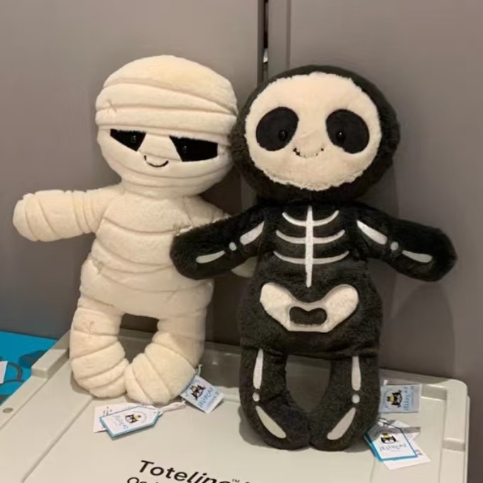 Jellycat New Product Skull Bob Plush Toy Mummy Doll 33cm Halloween Gift ...