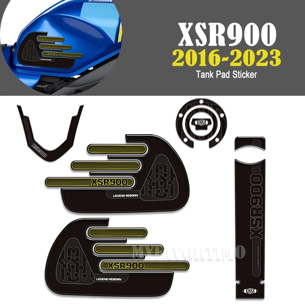 3D Resin Motorcycle Fuel Tank Pad Decal Gas Tank Protector Sticker For ...