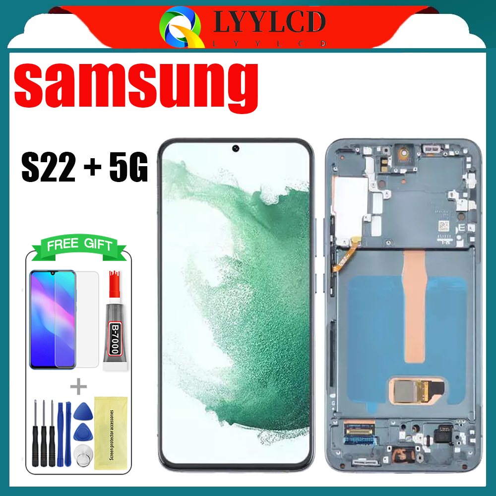 Original AMOLED Samsung Galaxy S22 Plus 5G LCD Display Touch Screen ...