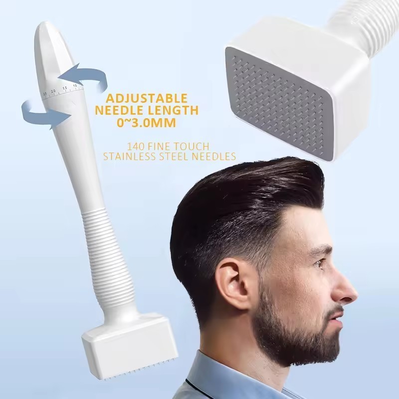 Derma Stamp 140A Microneedling Face Roller Massager Adjustable Needle ...