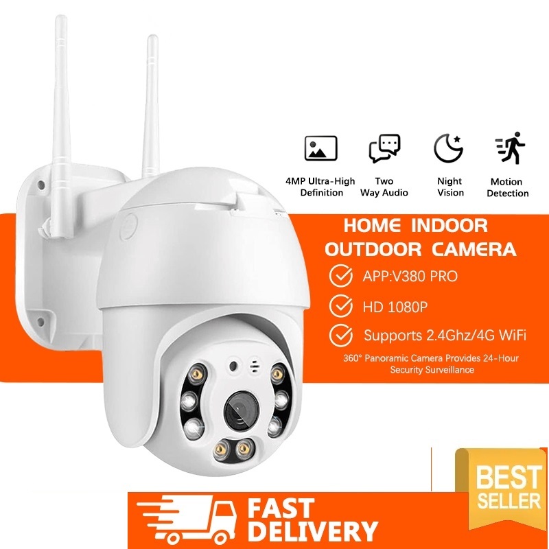 V380 PRO 2MP WIFI Outdoor PTZ IP CCTV Camera, H.265 Smart Home Consumer ...