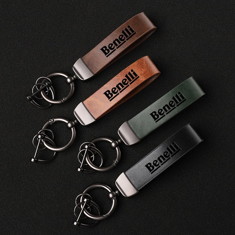 Car Luxury Genuine Leather Keychain Key Rings Custom Gift For Benelli 502c TRK 502 502x 251 ...