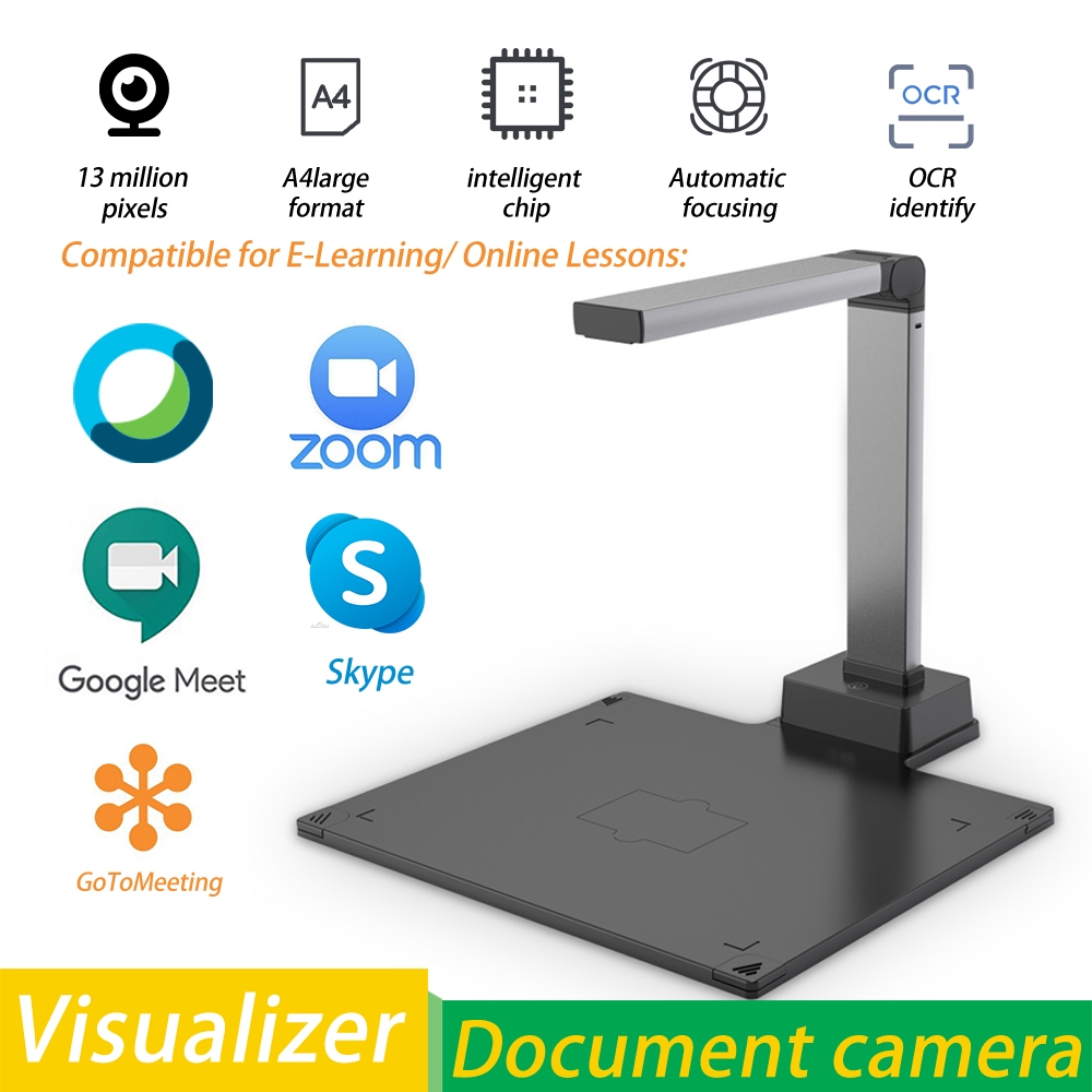 TEKLEAD A3 Document Scanner 13 Megapixel CMOS camera Multi-Language OCR ...