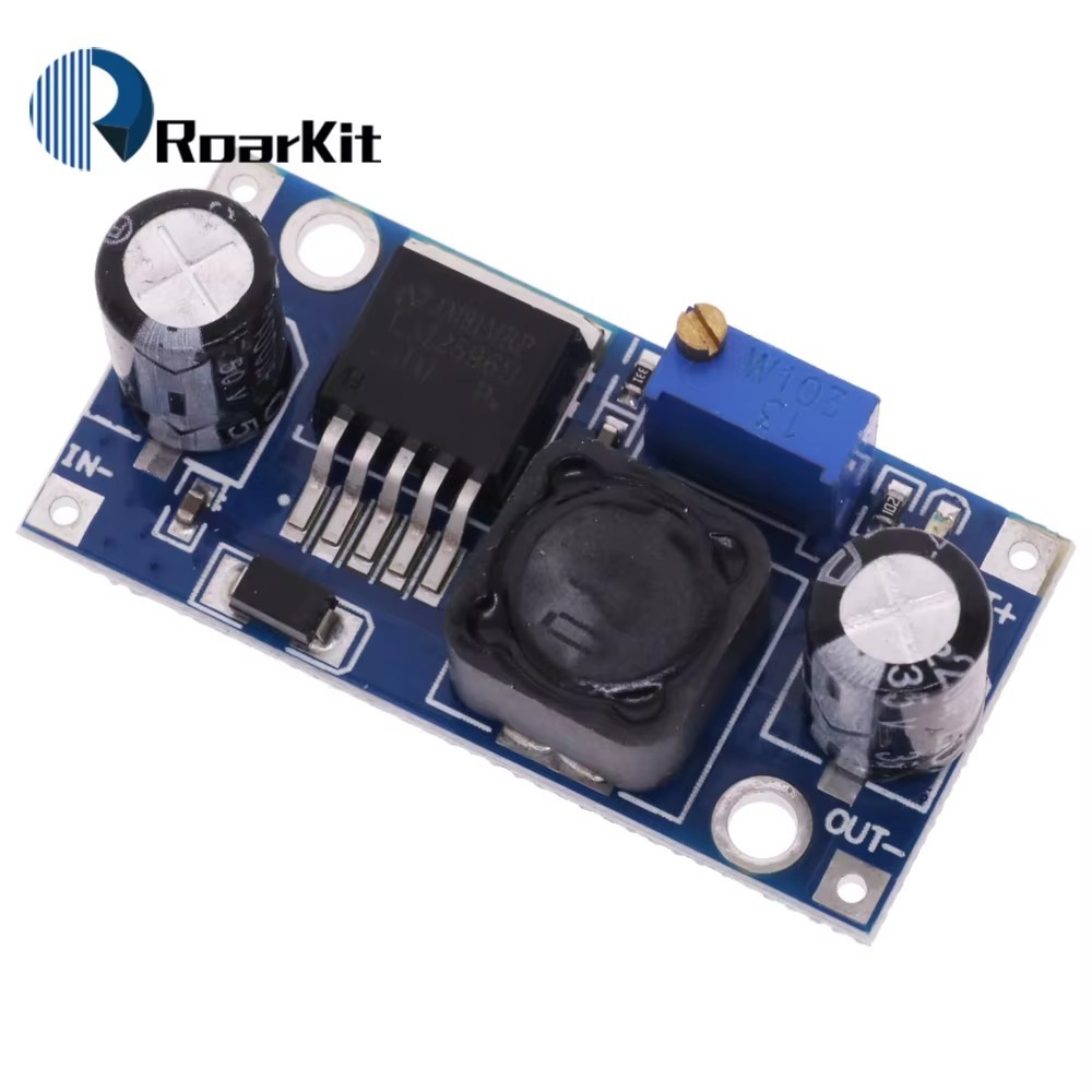 DC-DC Buck Converter Step Down Module 24V 12V 5V 3V 3A LM2596 Power Supply Output 1.25V-30V ...