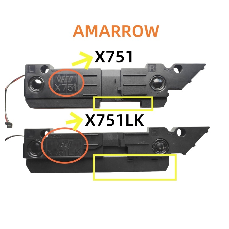 Laptop Speaker for ASUS X751 X751L X751LK X751LAV X751LD X751MD X751V ...