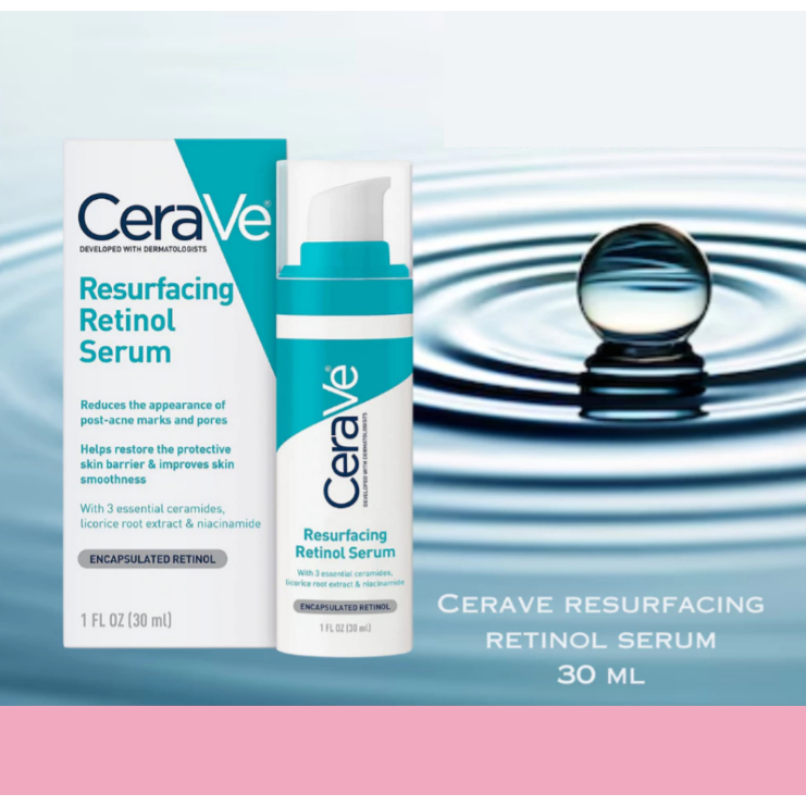 CeraVe Resurfacing Retinol Serum & Skin Renewing Retinol Serum ...