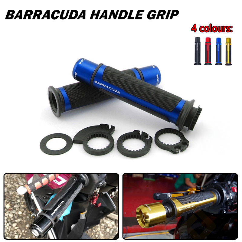 Barracuda Handle Grip Alloy Rubber Throttle Grip Balancer Universal ...