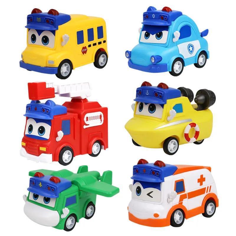 6-piece Set Children's Mini Goethe Variety School Bus Toy Car/Inertial Drive | Shopee Malaysia
