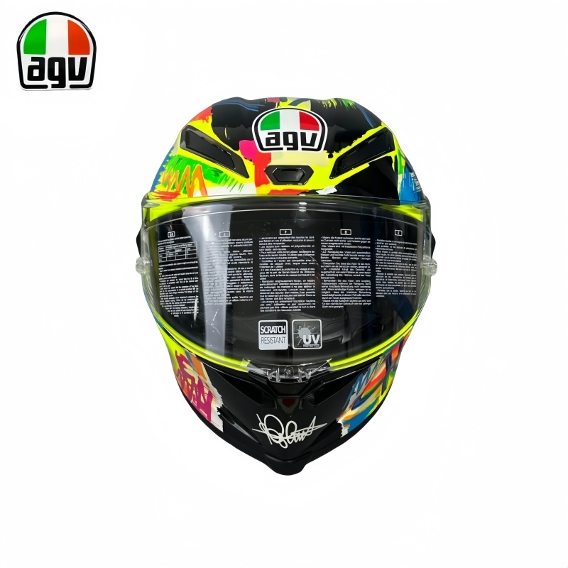 AGV PISTA GPRR series graffiti print motorcycle safety helmet made of ...
