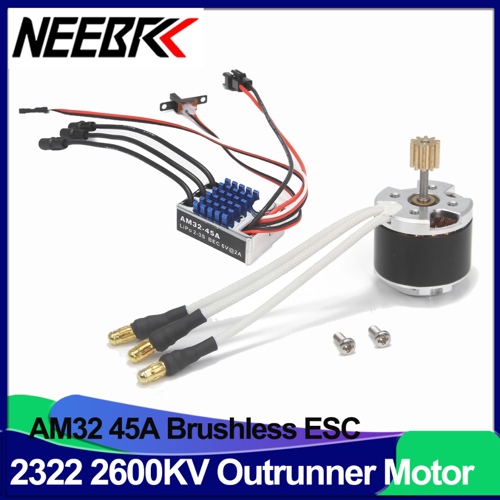 NEEBRC 2322 2600KV Outrunner Brushless Motor Waterproof Crawler Motor ...
