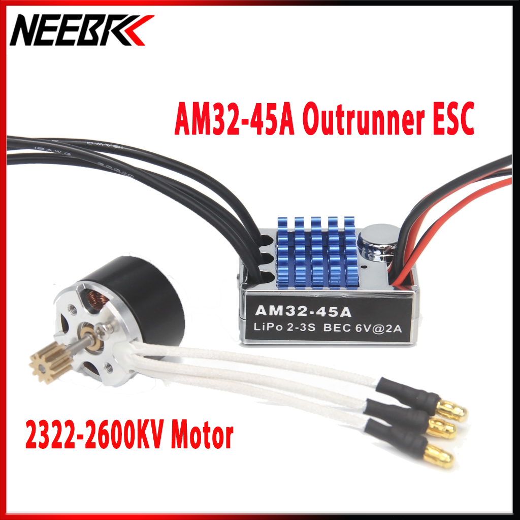NEEBRC 2322 2600KV Brushless Outrunner Motor Waterproof Crawler Motor ...