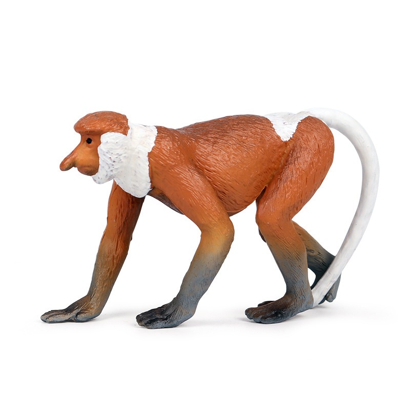 Children cognitive solid static simulation wild animal model toy monkey ...