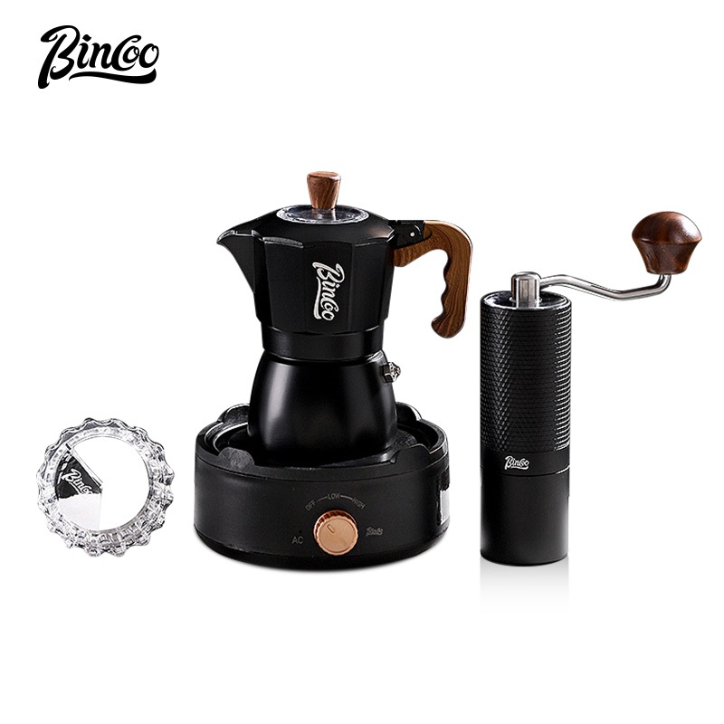 BINCOO Dual-valve Moka Pot Home Coffee Pot Small Espresso Coffee Maker ...