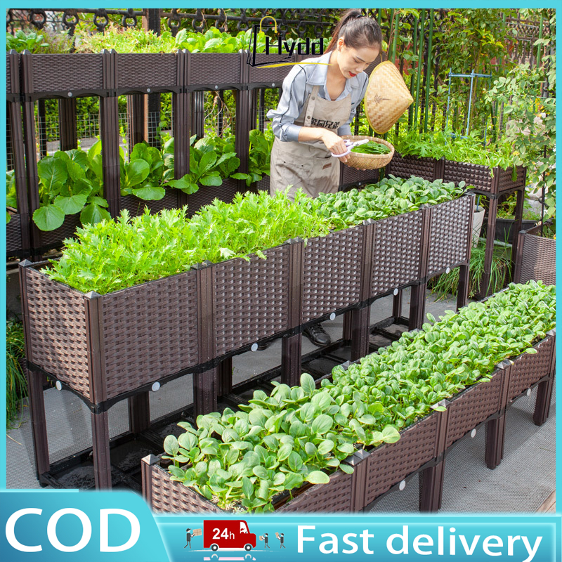 Planter Box Outdoor Large Flower Pot Pasu Sayur Sayuran Penanaman ...