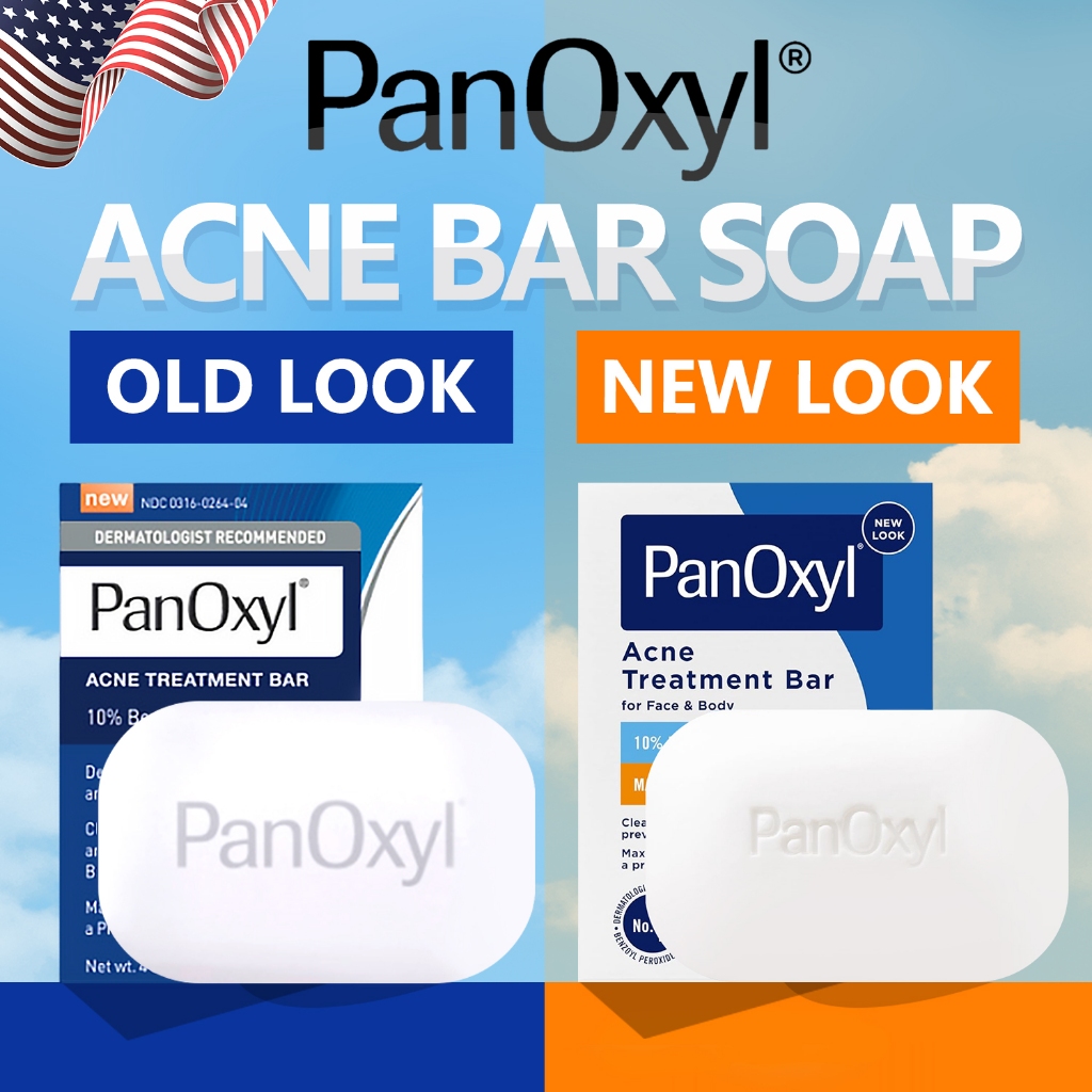 PanOxyl Acne Treatment Benzoyl Peroxide Soap With Benzoyl Peroxide (4oz ...