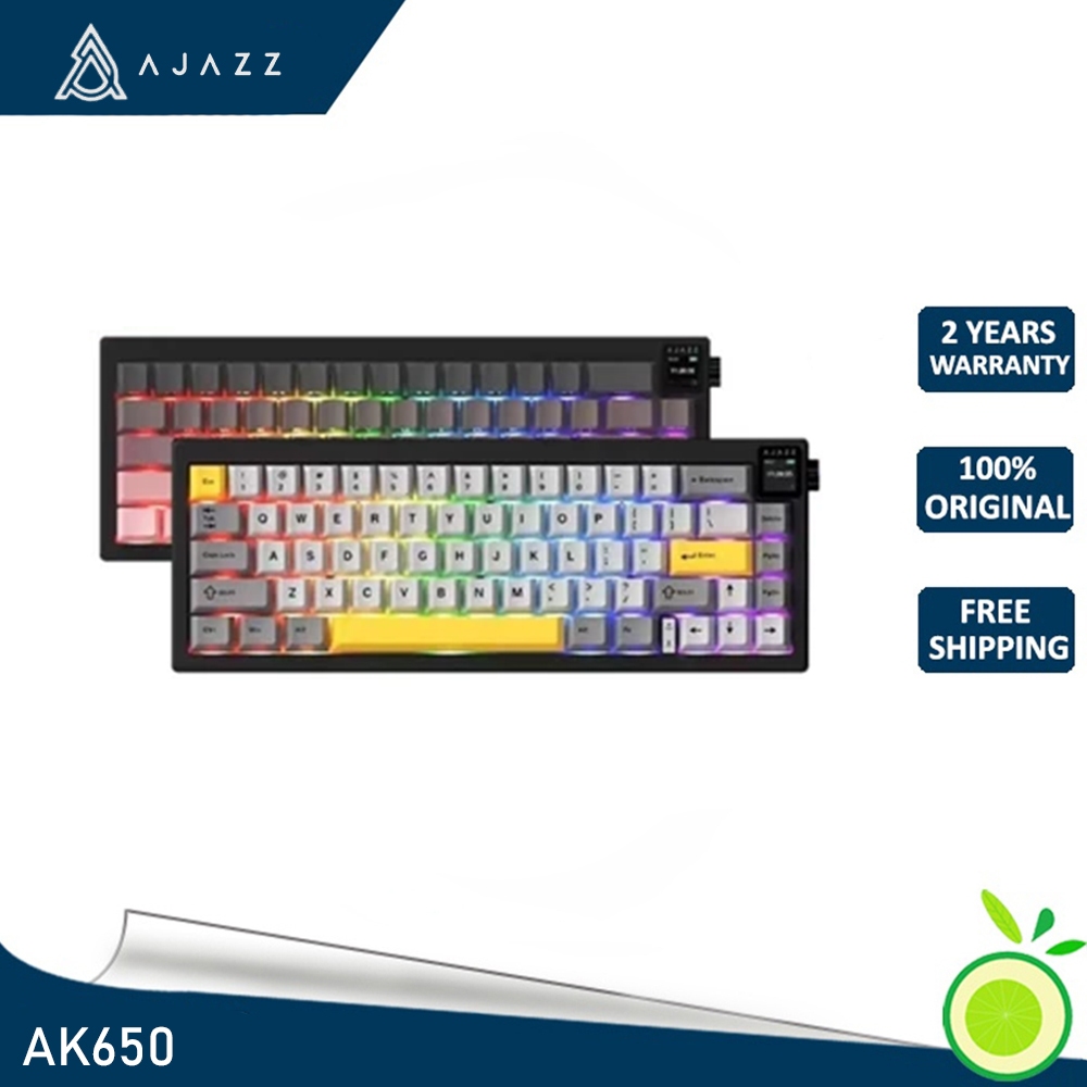 AJAZZ AK650 Wireless mechanical keyboard Bluetooth three mode custom ...