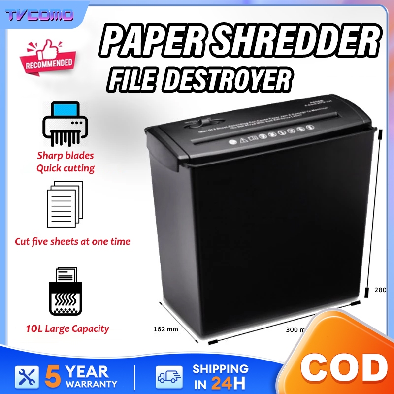 Paper Cutter Automatic Cutting Machine Paper Shredder Large Capacity 8L ...