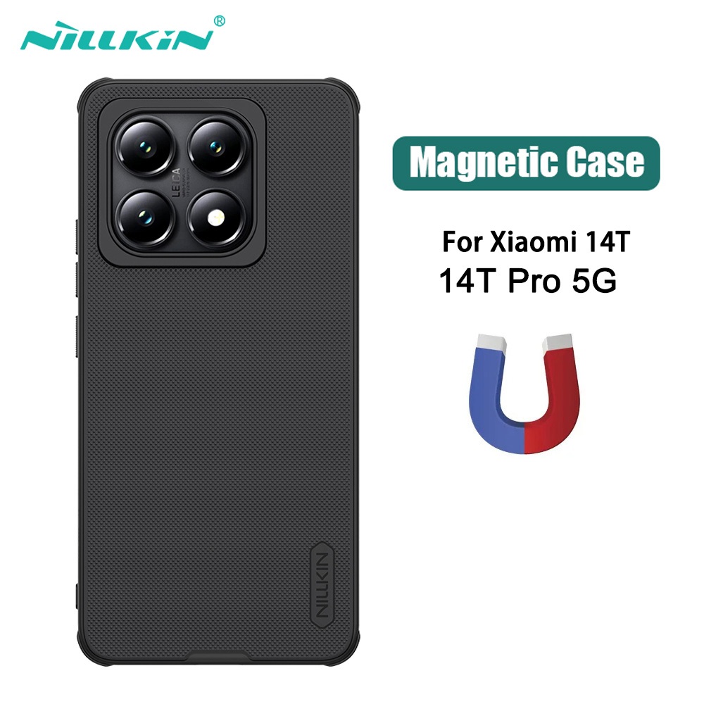 Xiaomi 14T Pro Case Nillkin Frosted Shield Pro Wireless Charge TPU ...