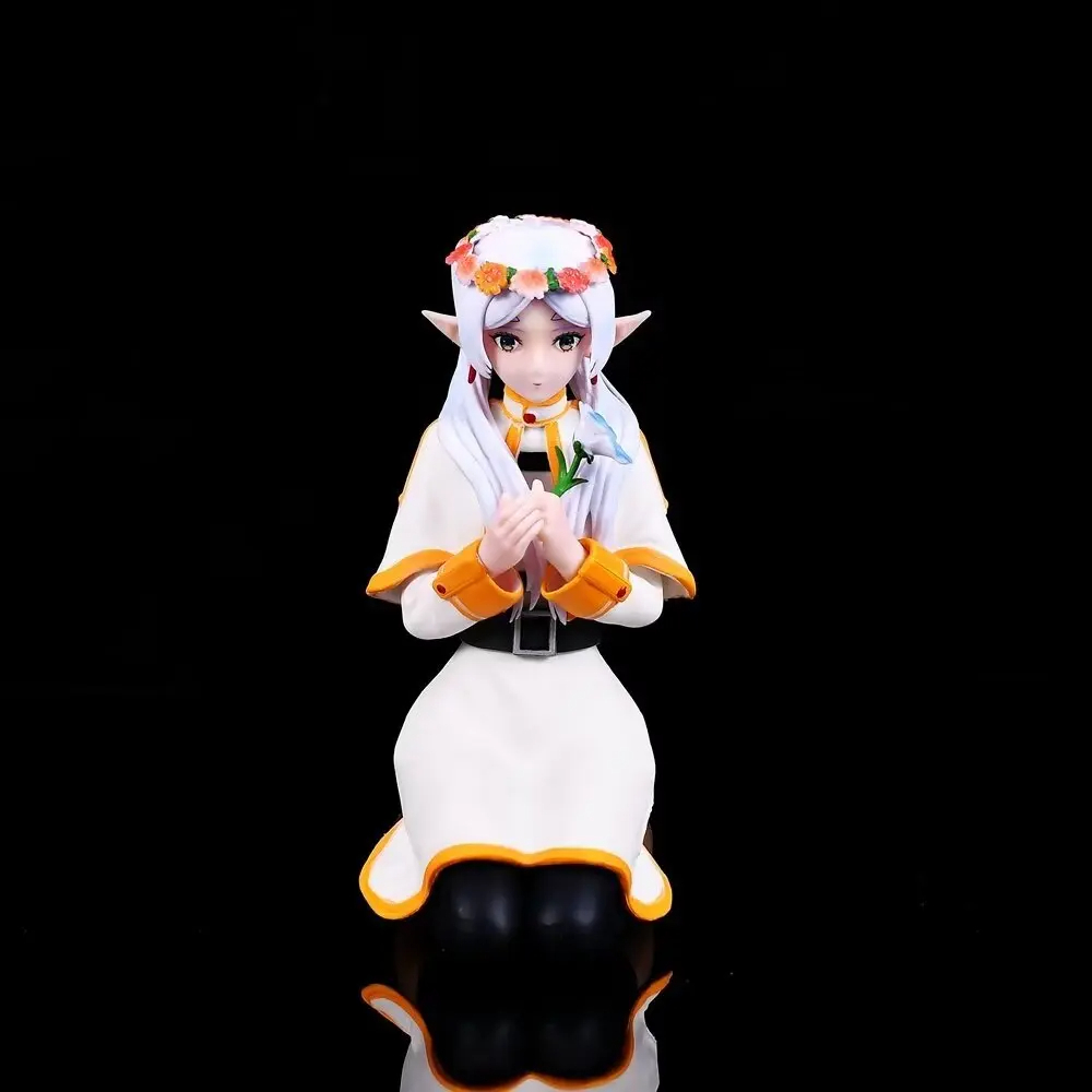 Elf Mage Kneeling Pose Frieren Beautiful Girl Figure Statue Model ...