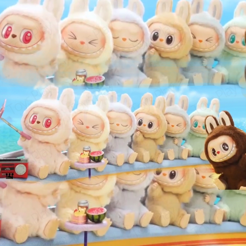 Labubu Macaron Second Generation Sitting Party Labubu Macaron Second ...