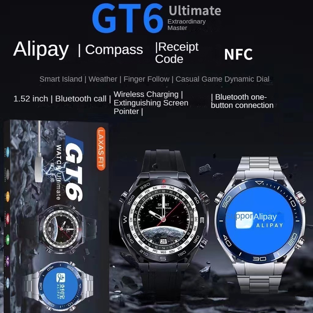 NFC Master Sports Watch Large Screen Smart Offline Payment Watch | Shopee Malaysia