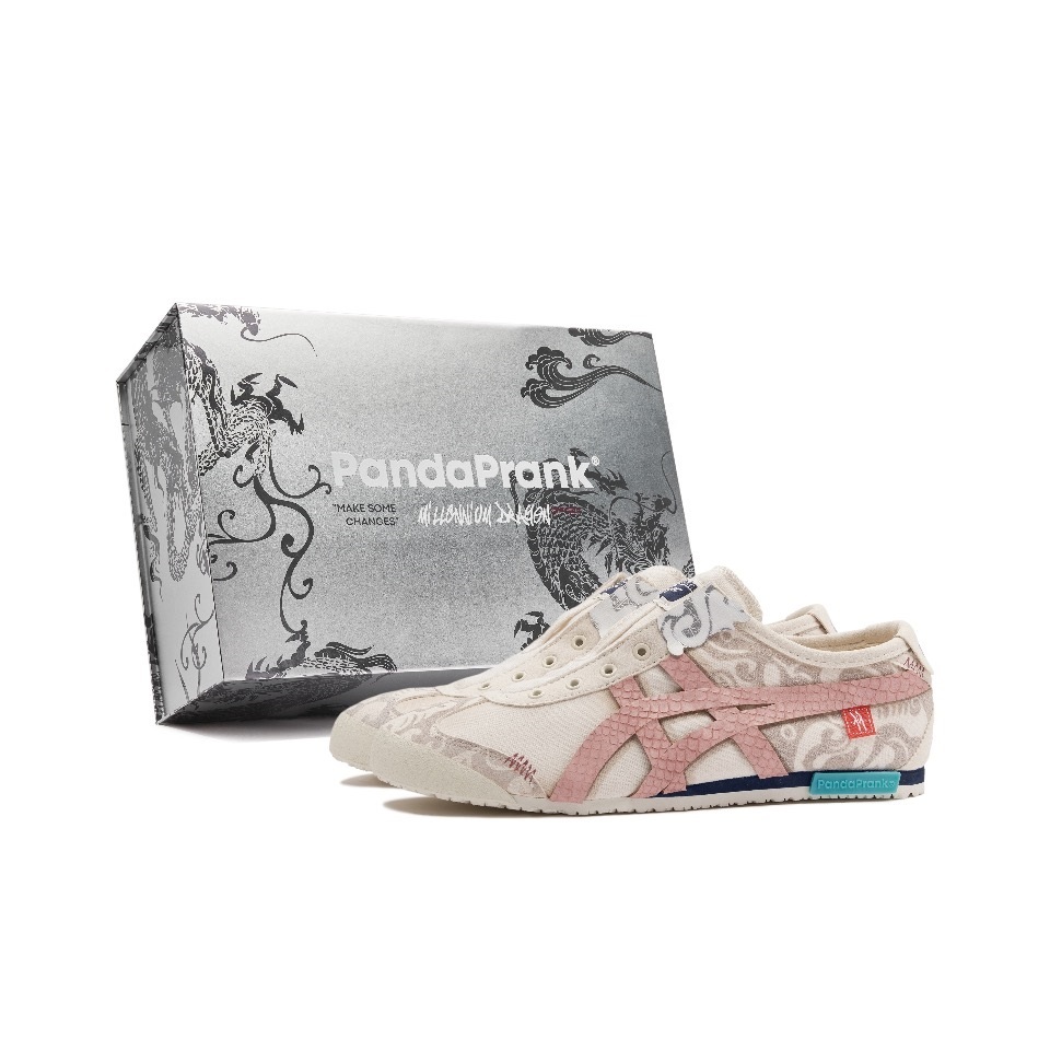 Unisex Onitsuka Tiger shoes MEXICO 66 Panda Prank CNY Low cut casual ...