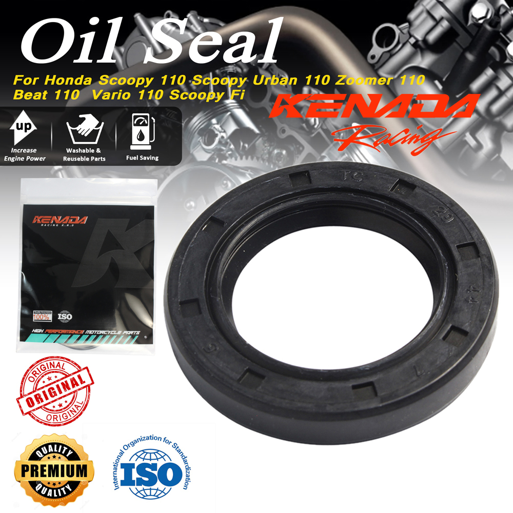Kenada Racing Gearbox Oil Seal For Honda Scoopy 110 Scoopy Urban 110 Zoomer 110 Beat 110 Vario ...