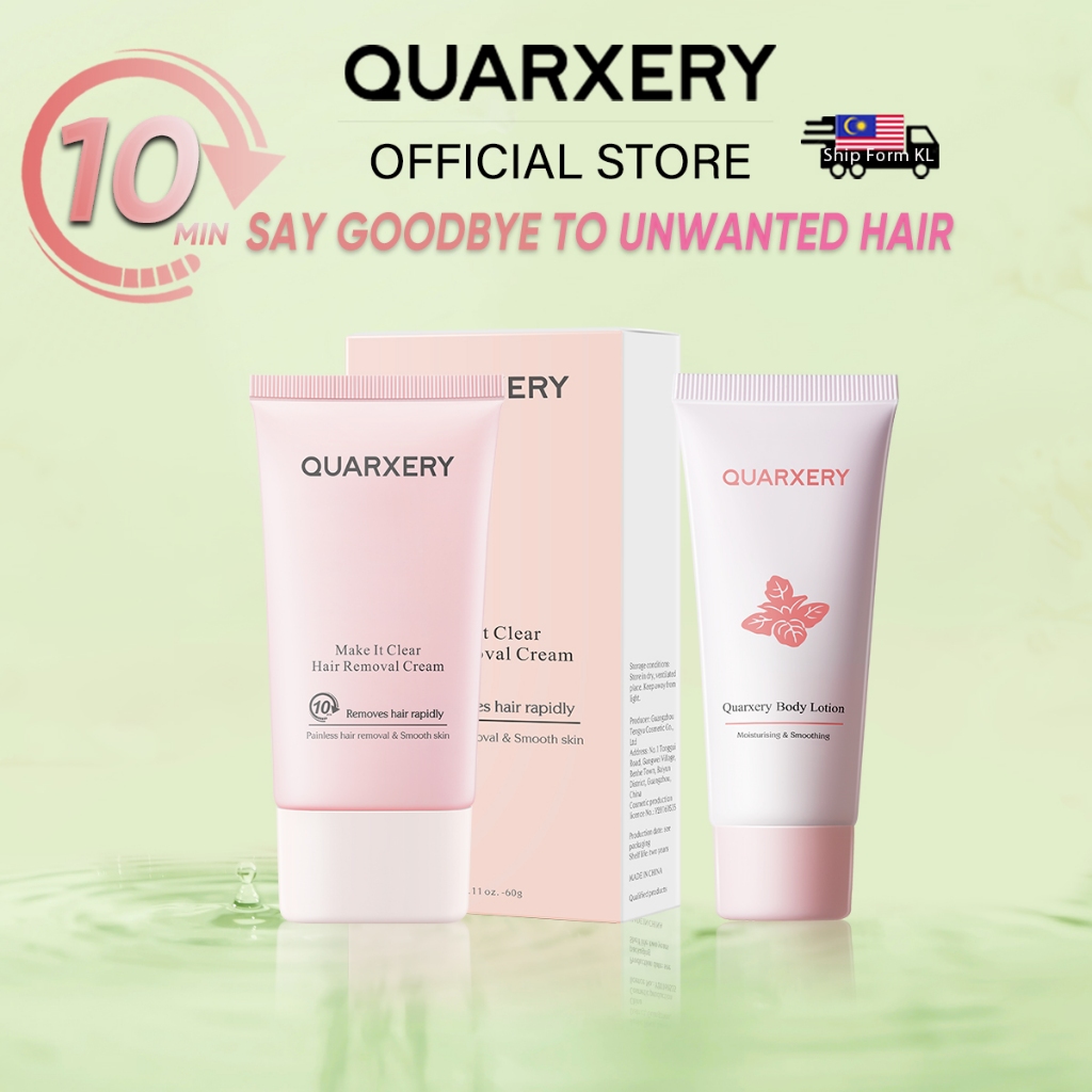QUARXERY Hair Removal Cream Legs body Armpit hands private parts ...